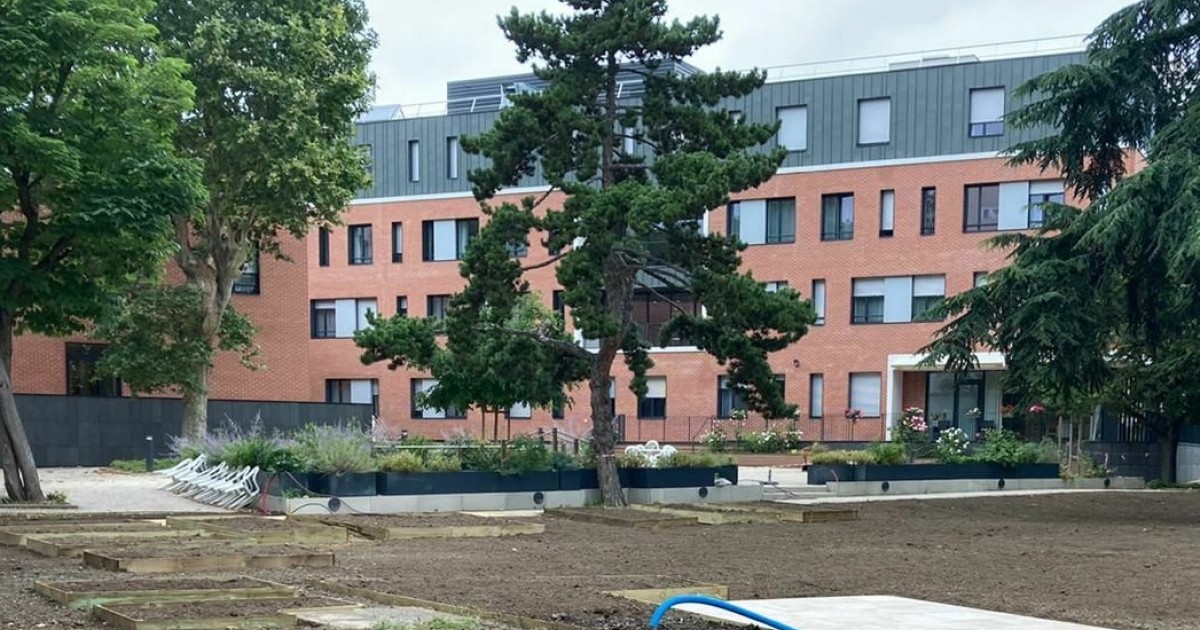 Aménagement paysager d'un Ehpad parisien 🌿 Sofraeve 🌿